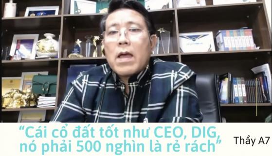 Hành Trình Dig Ceo đến 500 000 Cp Xa Vời Doanh Nghiệp Của “thầy A7